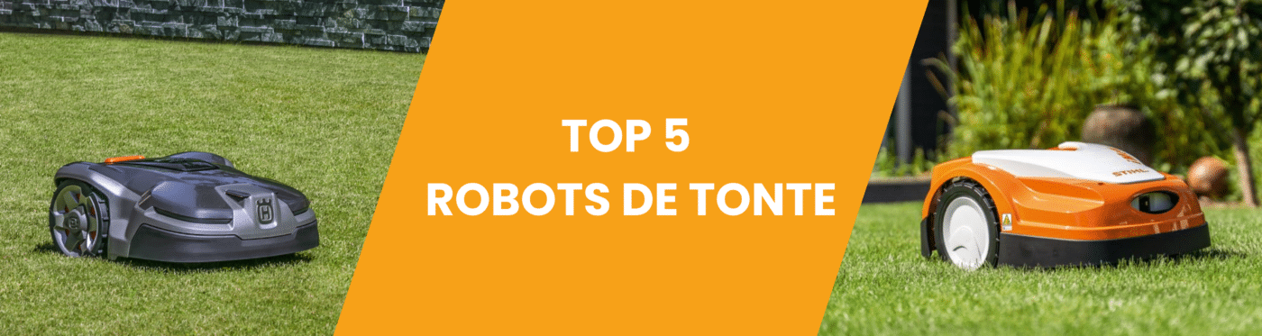 Comparatif robots de tonte - TOP 5 robots - Matériel à Batterie